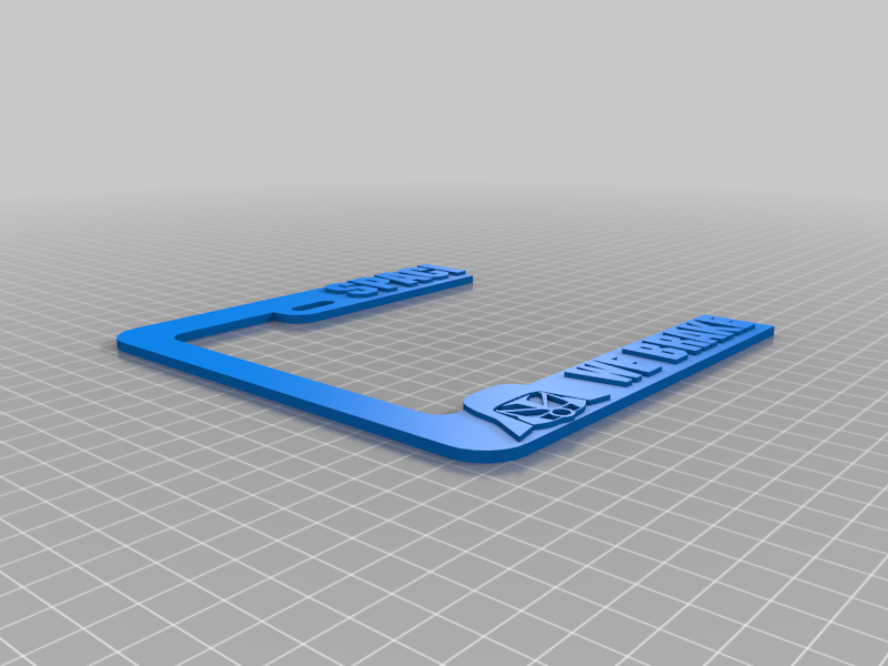 Free STL file Spaceballs, The Split Print Licence Plate Frame・3D print ...
