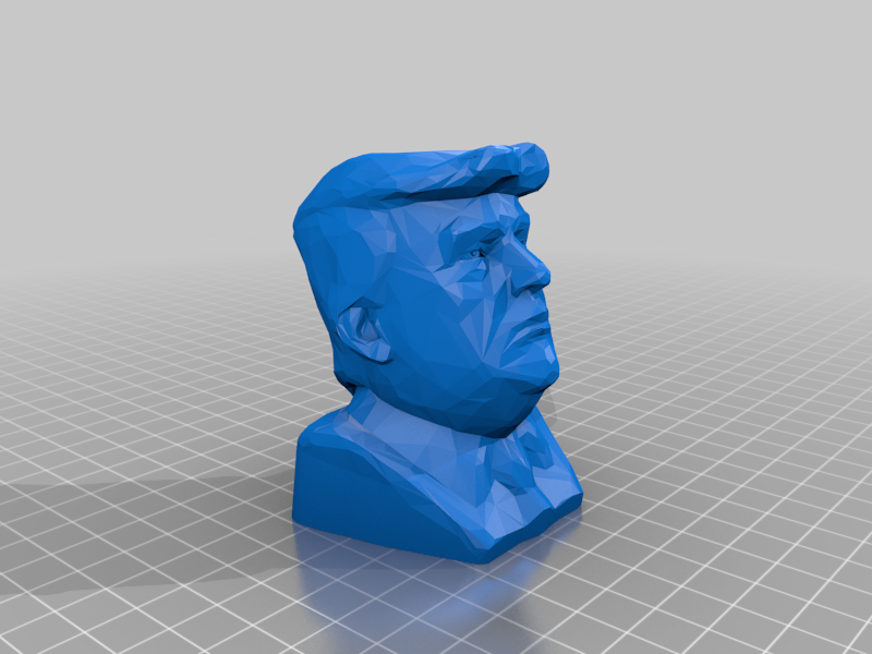 Free STL file Donald J. Trump Bust (Fixed Base)・3D print model to ...