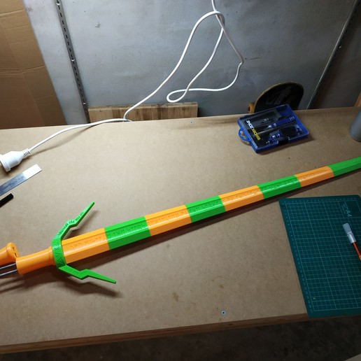 Download STL Witcher Silver Sword (for Monsters) ・ Cults