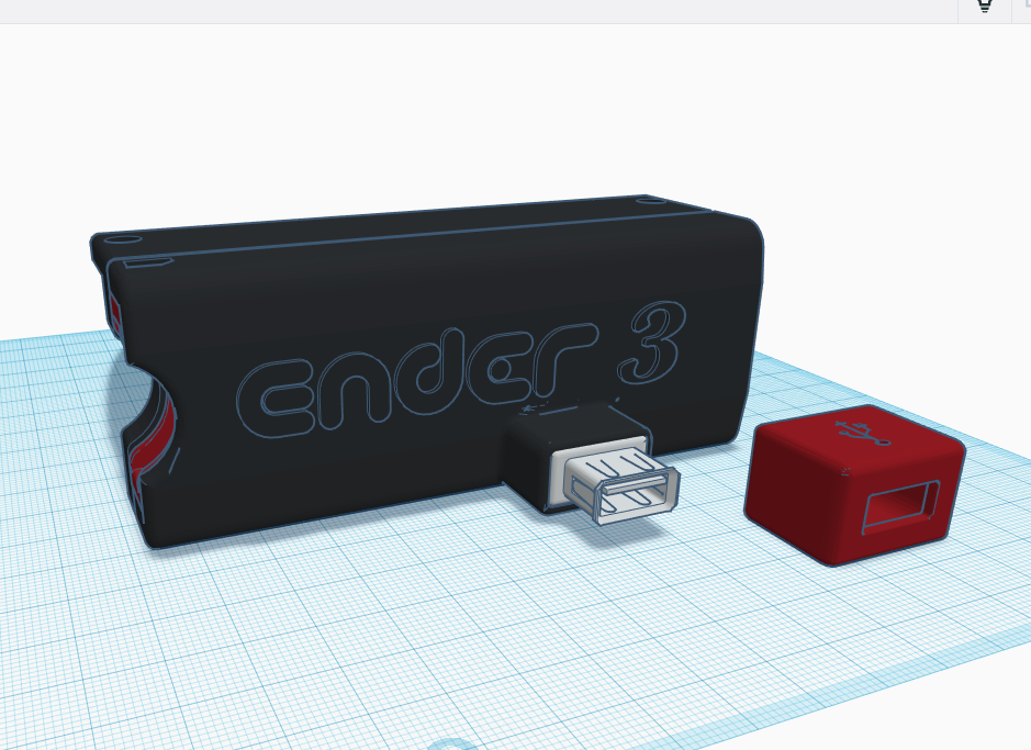 STL-Datei Ender 3 SD Card and USB adapter Housing V2 💾 kostenlos・3D ...