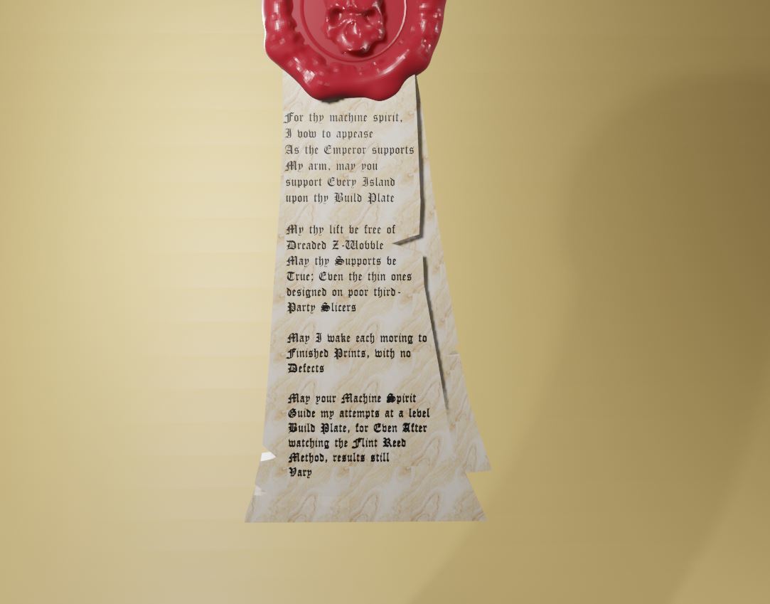 STL file Catechism of Printing Purity Seal・3D printable design to ...