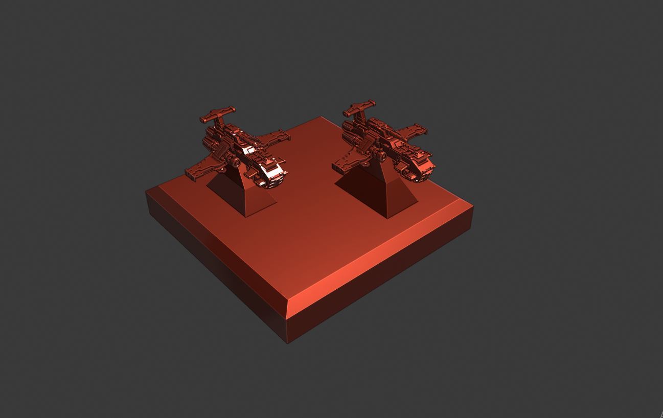 Free STL file BFG Thunderhawk bases・3D printable model to download・Cults