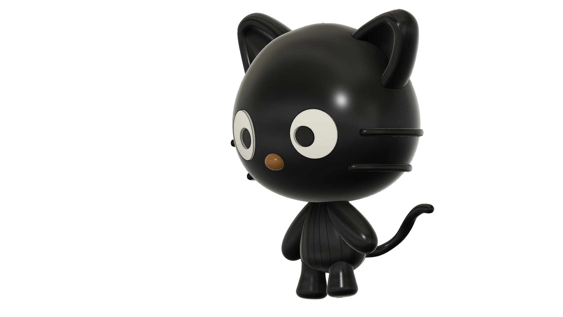 Download free STL file Chococat (チョコキャット, Chokokyatto) from Hello kitty ...