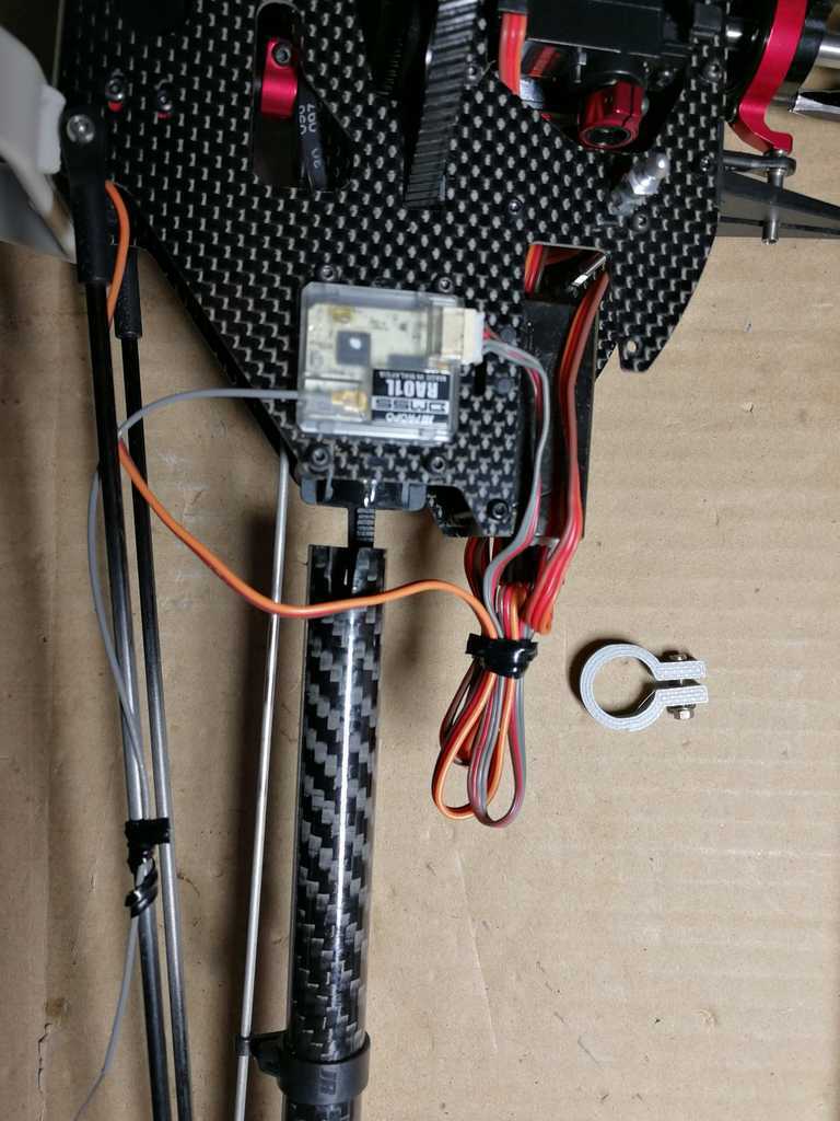 Free 3D file JR Forza 450 RC helicopter boom clamp・3D printing idea to ...