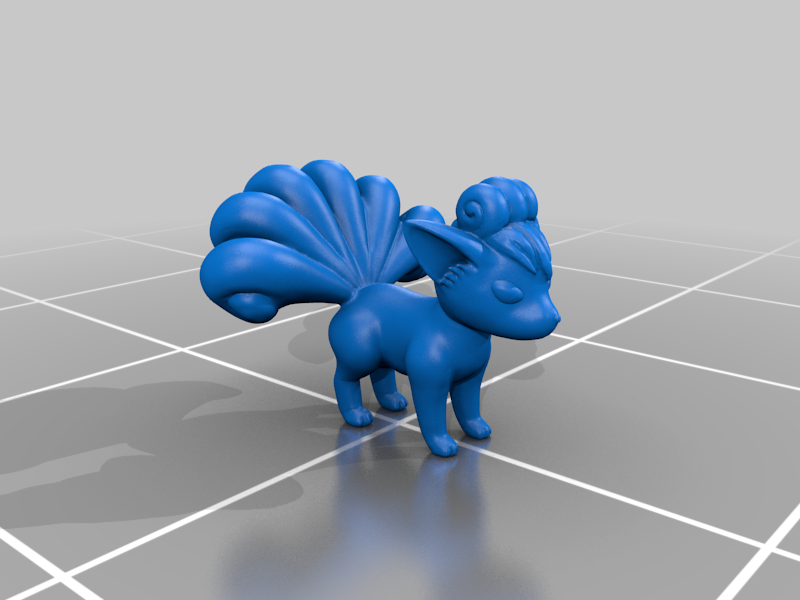 Free 3D file Vulpix ロコン (Pokemon)・Template to download and 3D print・Cults