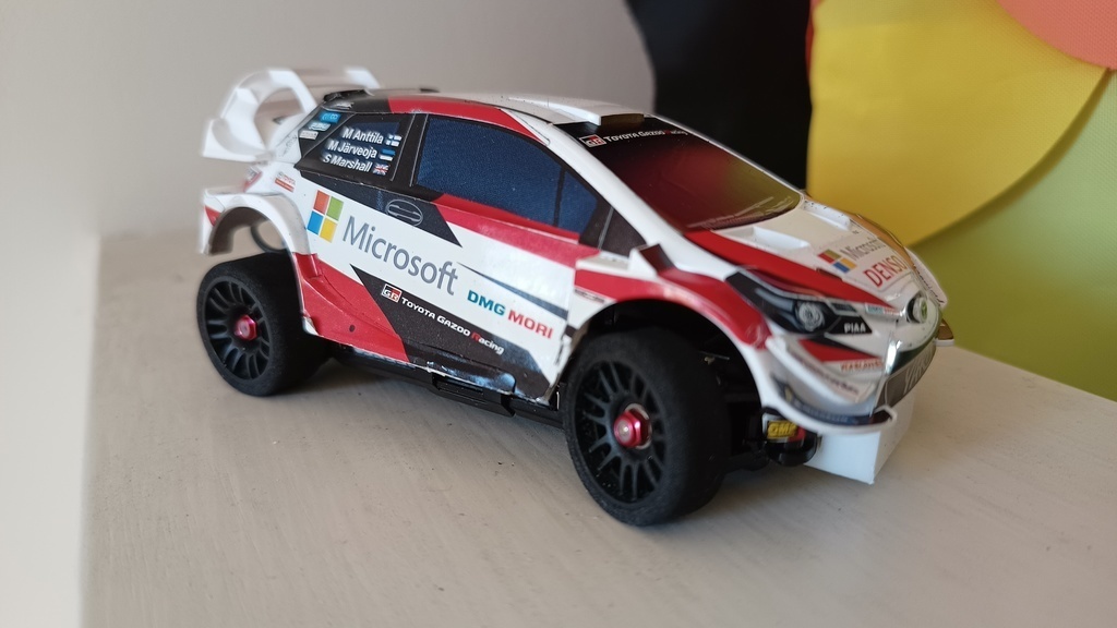Free 3D file Tamiya Mini 4WD Body on a Kyosho Mini Z chassis・Model to ...