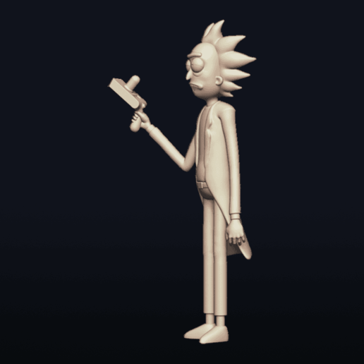Descargar archivo OBJ Rick y Morty • Objeto para impresora 3D ・ Cults
