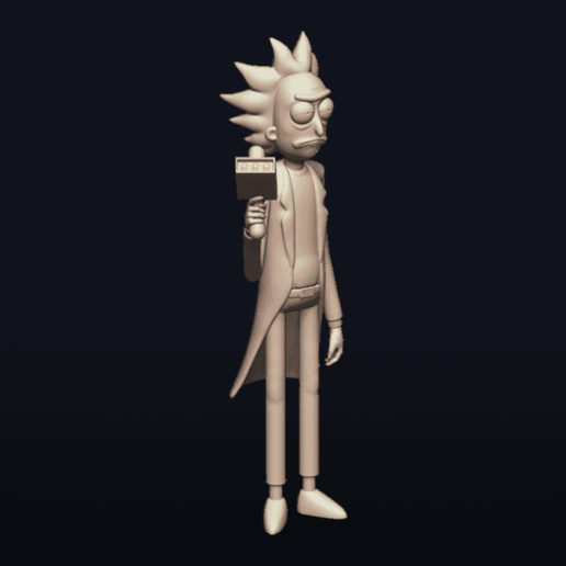 Descargar archivo OBJ Rick y Morty • Objeto para impresora 3D ・ Cults