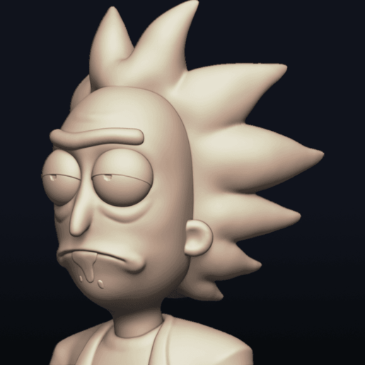 Descargar archivo OBJ Rick y Morty • Objeto para impresora 3D ・ Cults
