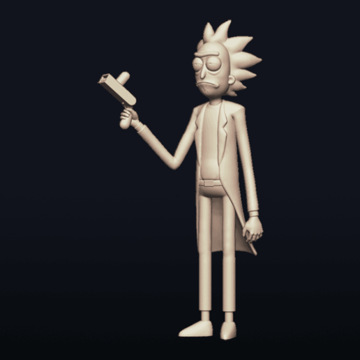 Descargar archivo OBJ Rick y Morty • Objeto para impresora 3D ・ Cults