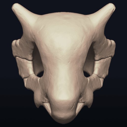 Download 3D printer model Pokemon Cubone Skull ・ Cults