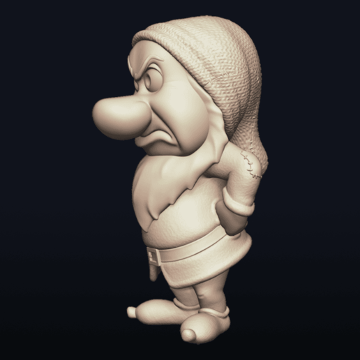 Download OBJ file Grumpy Disney • 3D printer object ・ Cults