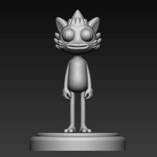 Download 3D printer templates Chachi Alive - Rick and Morty ・ Cults