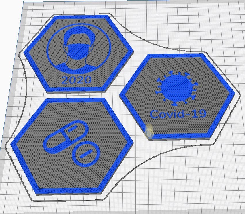 Free STL file Hex Tile Health 🧑‍⚕️・3D printing model to download・Cults