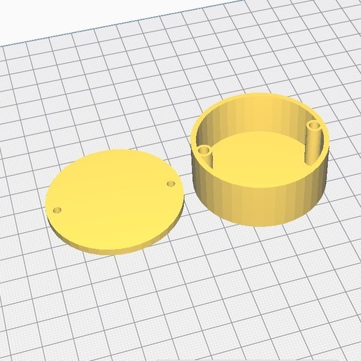 Download free STL file Round box reclosable via M3 inserts • 3D print ...