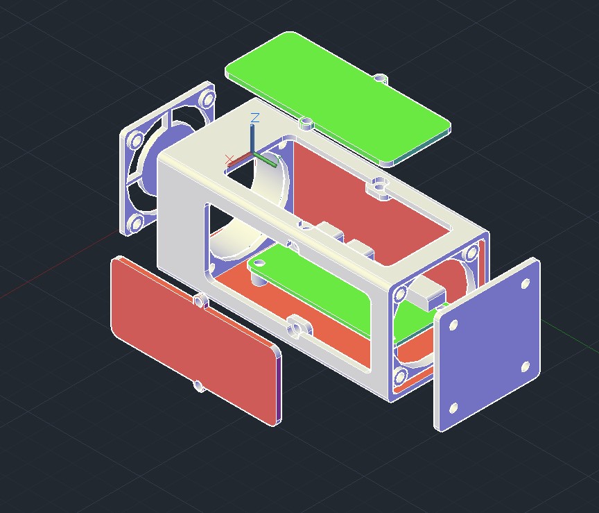 Free STL file Case for Raspberry Pi Zero, Zero W and Zero 2W with fan 🔧 ...