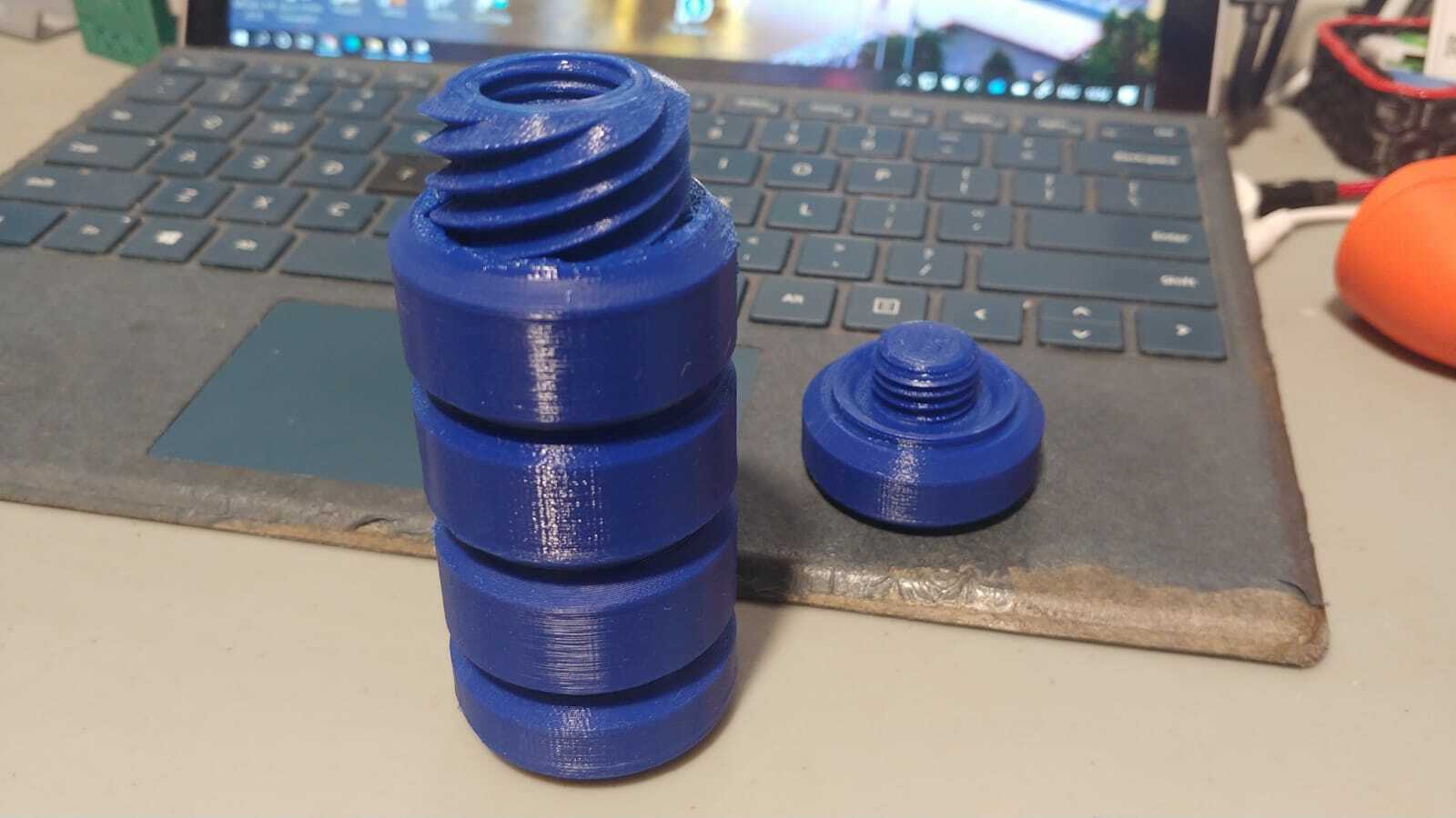 STL file Two way bolt with hidden compartment・3D print design to ...