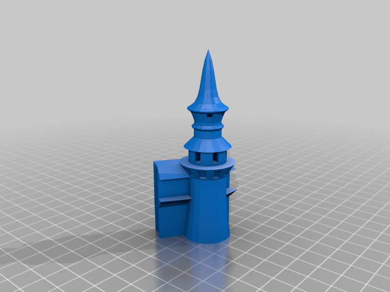 Free STL file Disney / Cinderella's Castle - Printable in Sections・3D ...