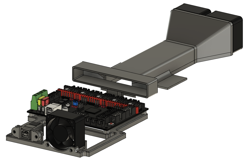 Free STL file Sidewinder X1 - BTT SKR V1.4 Turbo - Cold Air Intake! 4020 Fans・3D printer design ...
