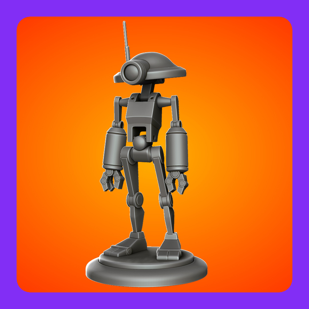 Free STL file Pit Droid・3D print design to download・Cults