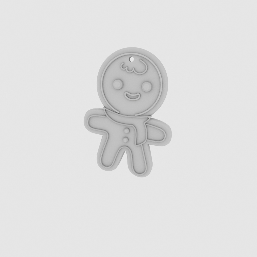 Free 3D file Gingerbread Boy Decoration Ornament・3D print design to ...
