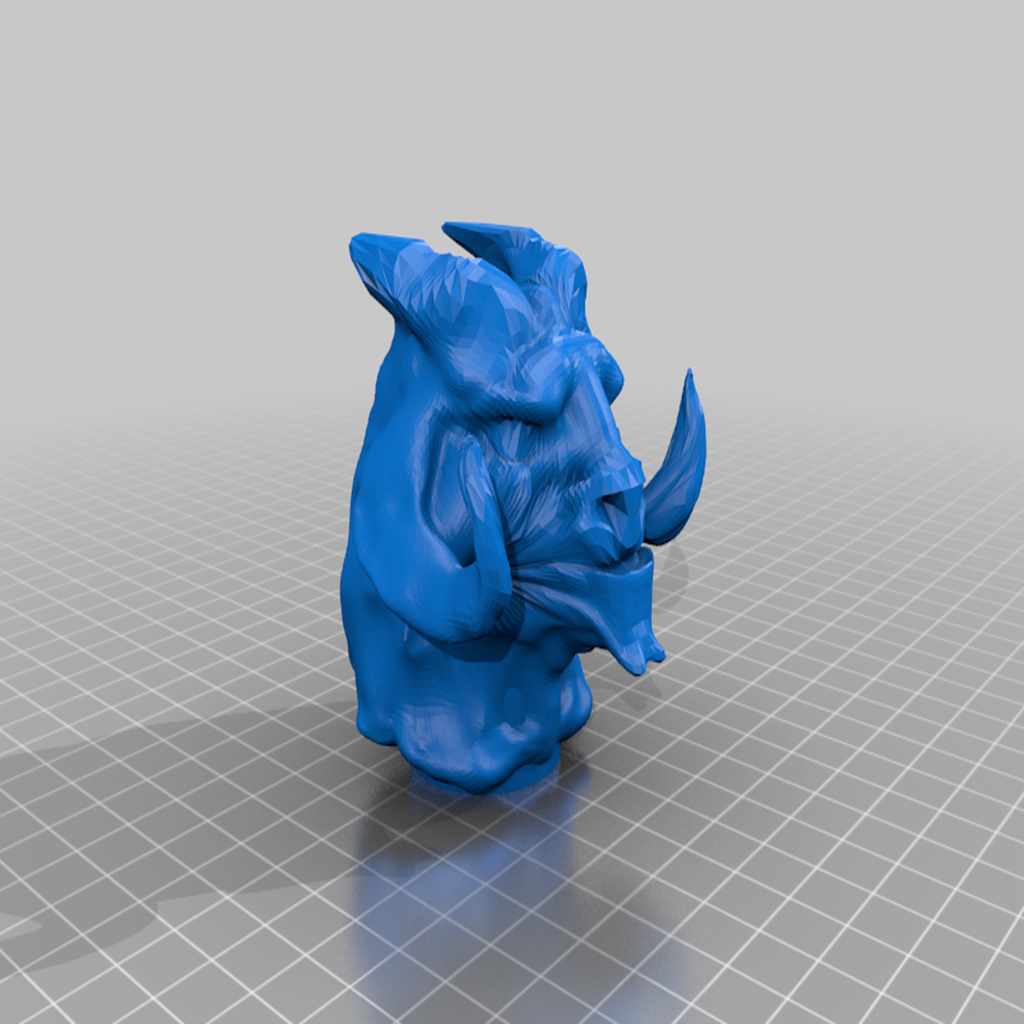 Free STL file DEMON HEAD_008・3D printing template to download・Cults