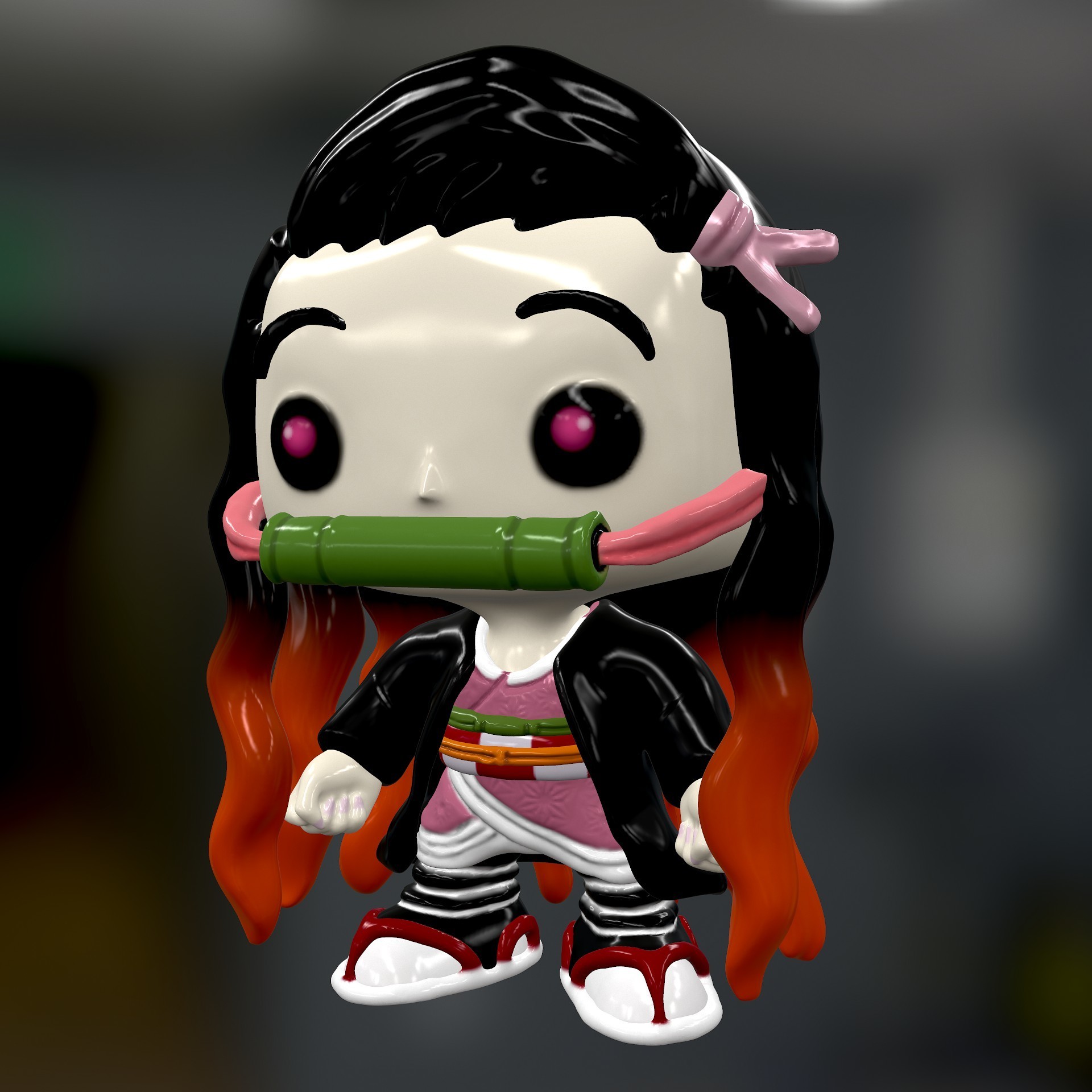 3D file Nezuko Kamado Funko 🗿・3D printing template to download・Cults