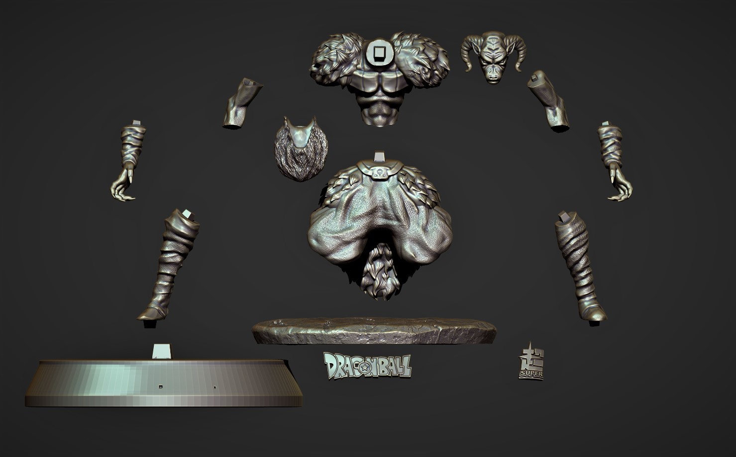 3D file Moro Barba Dragon ball Super・3D printable model to download・Cults