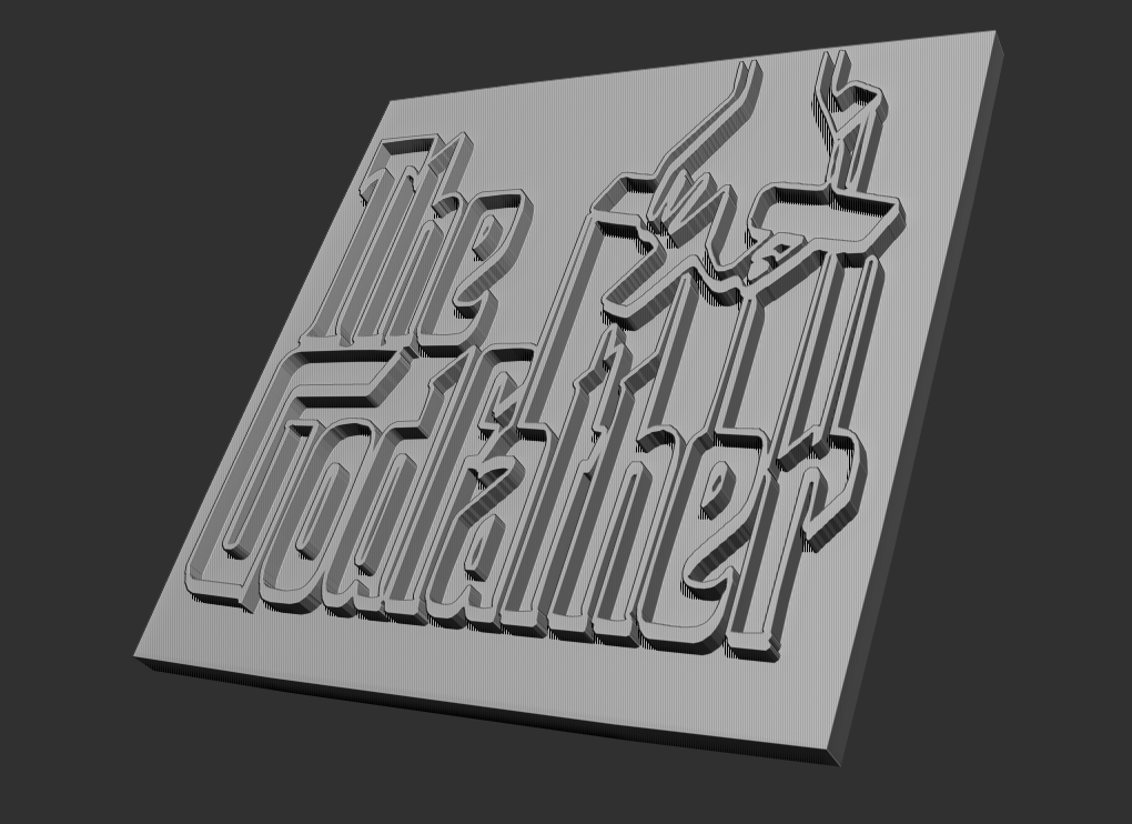 3D file 3D The Godfather logo The Godfather・3D print design to download ...