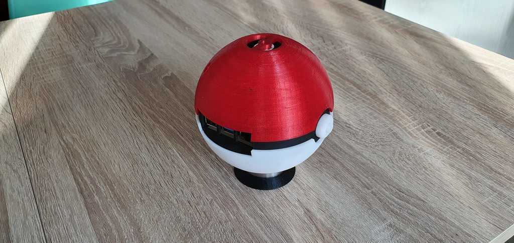 Free 3d File Pokeball Raspberry Pi 4 🎲・3d Printer Design To Download・cults 
