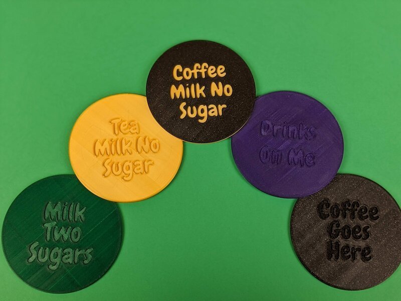 Download free STL file Drinks Order Coasters • 3D printing design ・ Cults