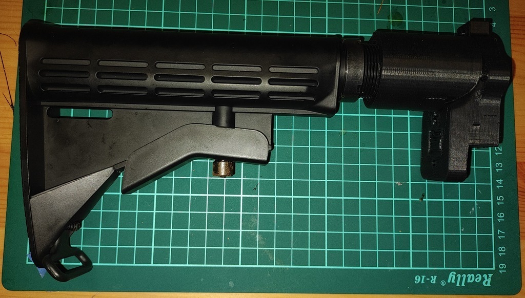 Free 3D file Fgc9 airsoft buffer with thread 🔫・3D print object to ...