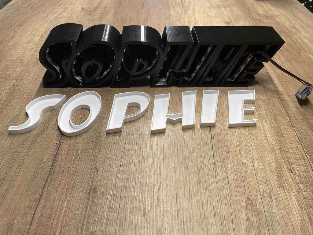 Free 3D file 3D Name Sophie 🚩・3D printing template to download・Cults