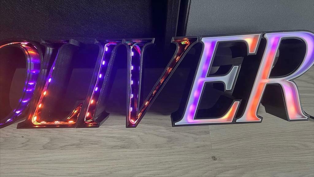 Free 3D file 3D Name Oliver 🧑‍🔧・3D printing model to download・Cults