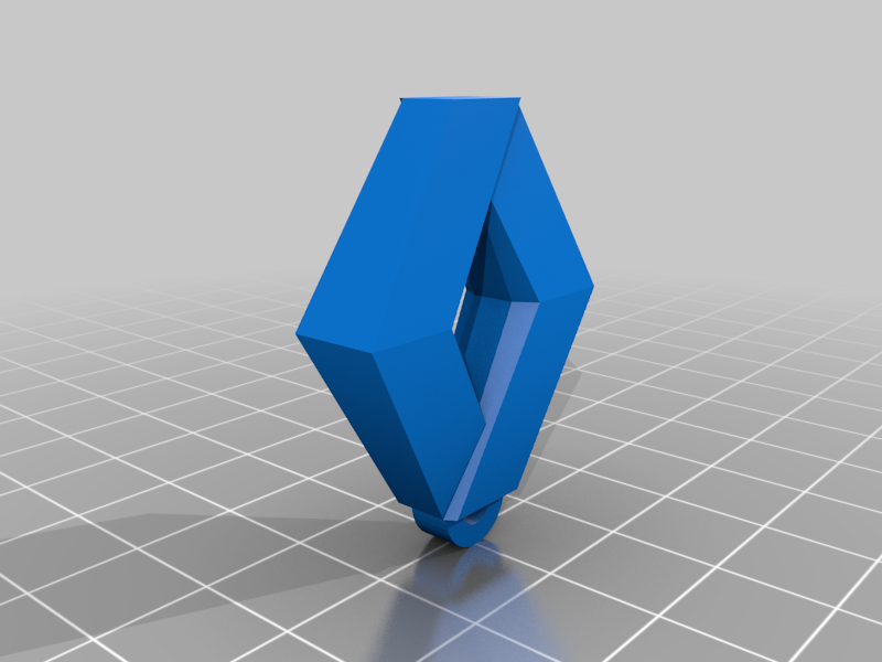 Free 3D file renault logo on both sides・3D printable object to download ...