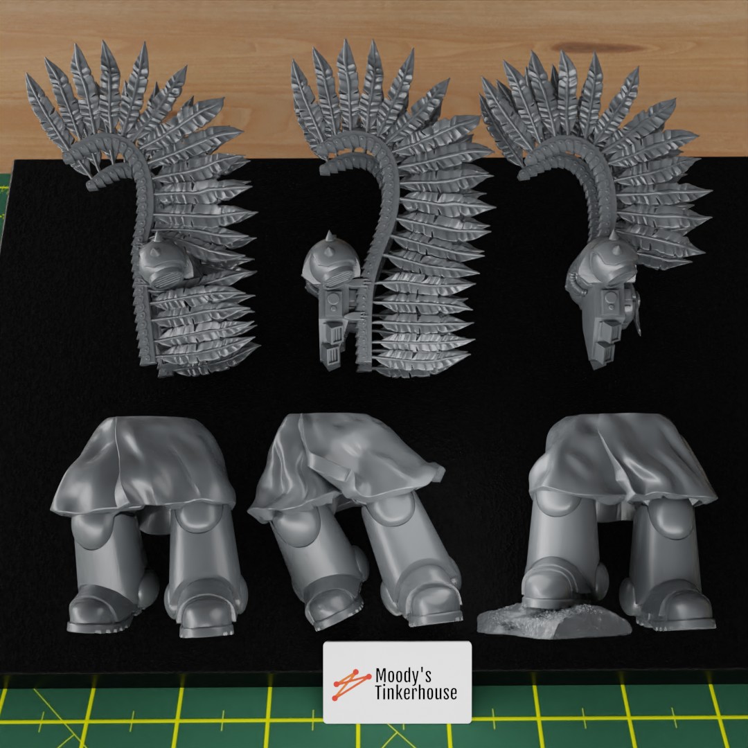 Fichier STL Marines hussards - sacs à dos et jambes・Design pour ...