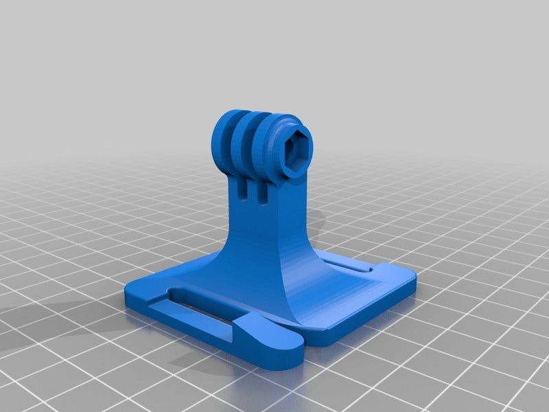 Free STL file Gopro mount for backpack 🎒・Design to download and 3D ...