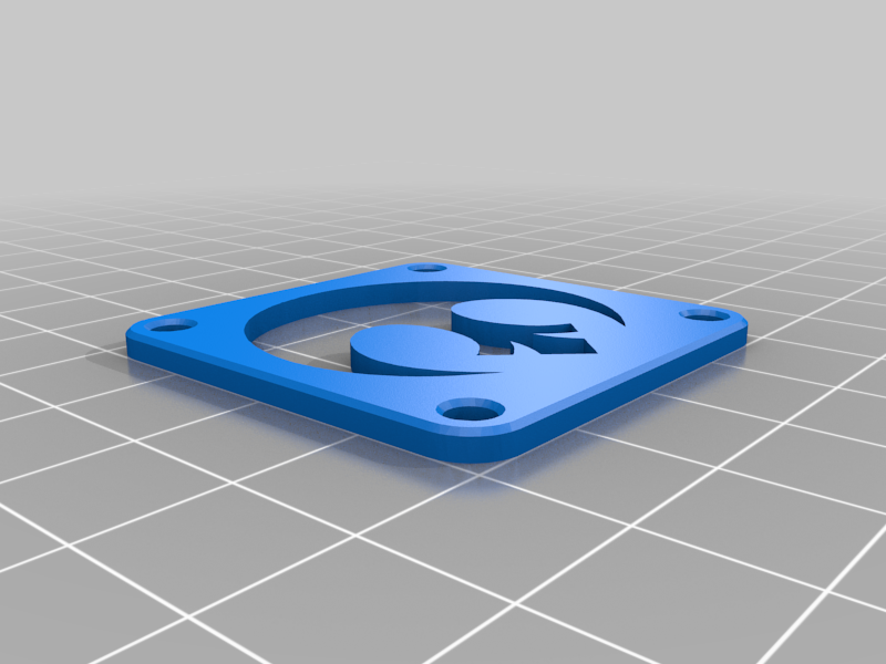 Free 3D file Rebel 4010 Fan Cover・3D printer model to download・Cults