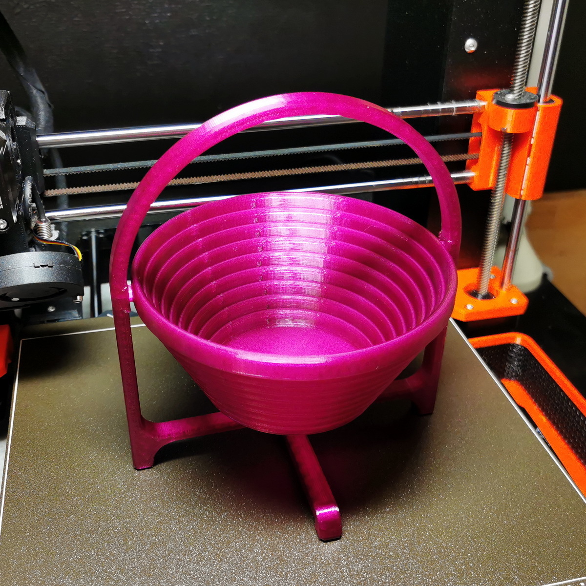 STL file Round Collapsible Basket・3D print design to download・Cults