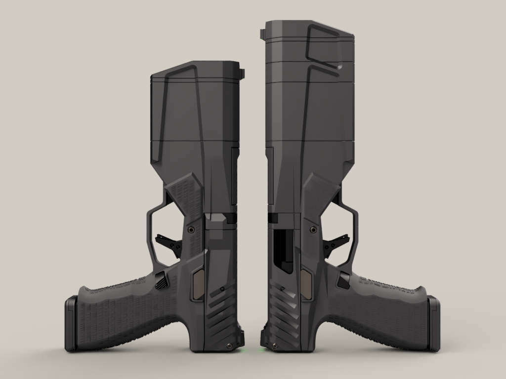 STL file SilencerCo Maxim 9 (Long and Short Configuration) 🎛️・3D print ...