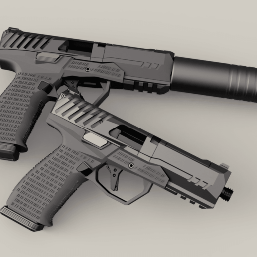 Download STL file SilencerCo Maxim 9 Non-NFA - 25% OFF • 3D printing ...