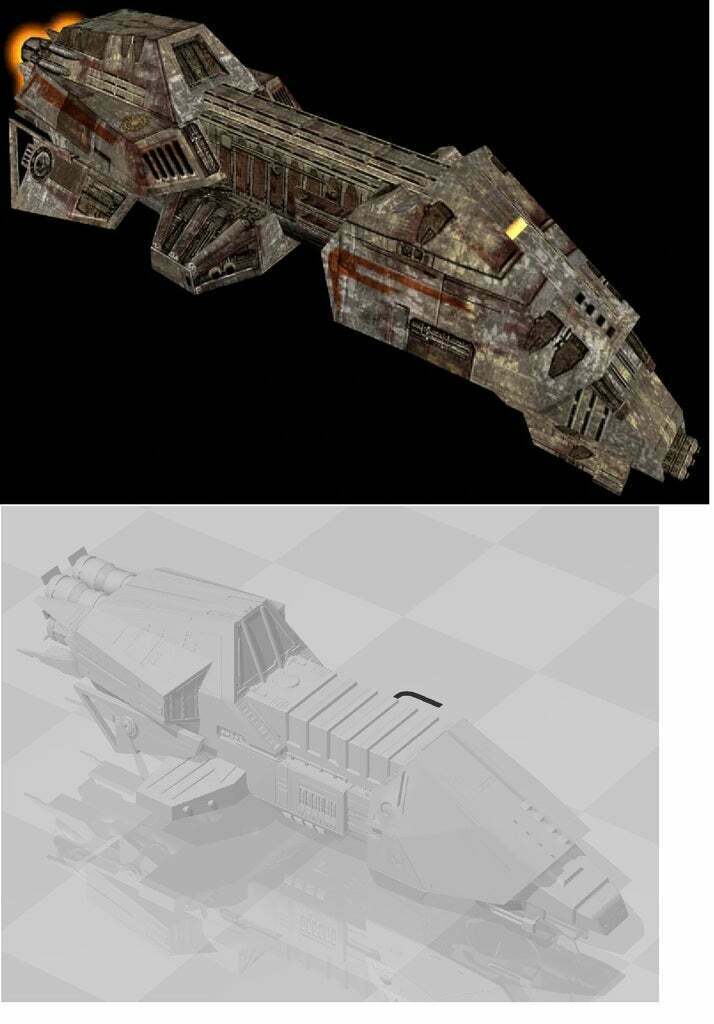 STL-Datei Interceptor IV Frigate kostenlos・Design für 3D-Drucker zum ...