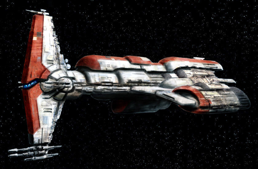 Free STL file Old Republic Hammerhead Cruiser・3D print design to ...