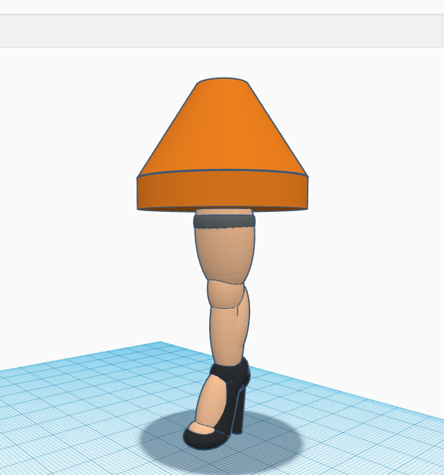 Free STL file X-mas leg lamp・3D print design to download・Cults