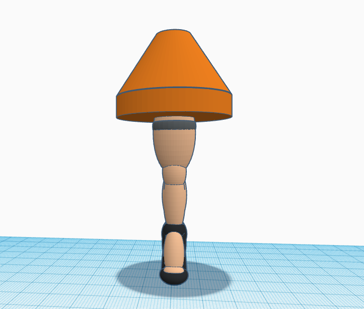 Free STL file X-mas leg lamp・3D print design to download・Cults