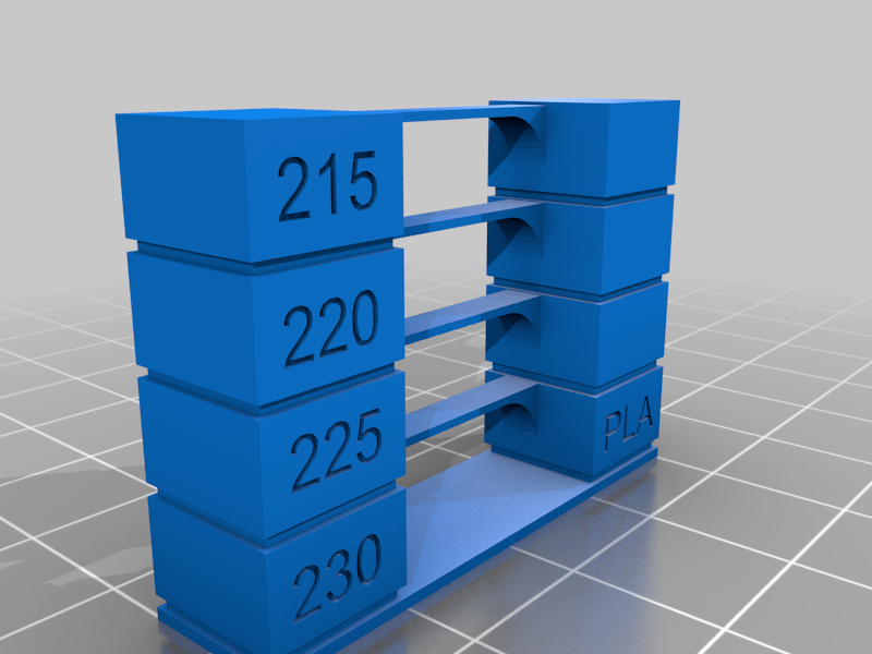 Free STL file Temp Tower 215-230・3D printable model to download・Cults