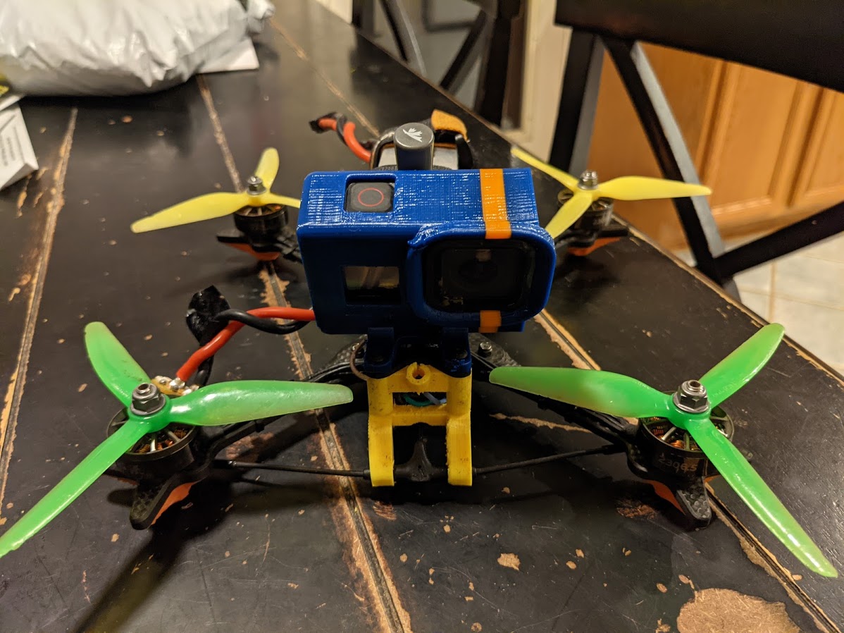Free STL file Rear-mount Hero8 for FPVCycle Glide・3D printer design to ...