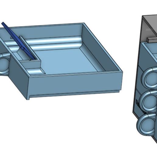 Download STL file Bobbin Box - Drawer Box • 3D printable design ・ Cults