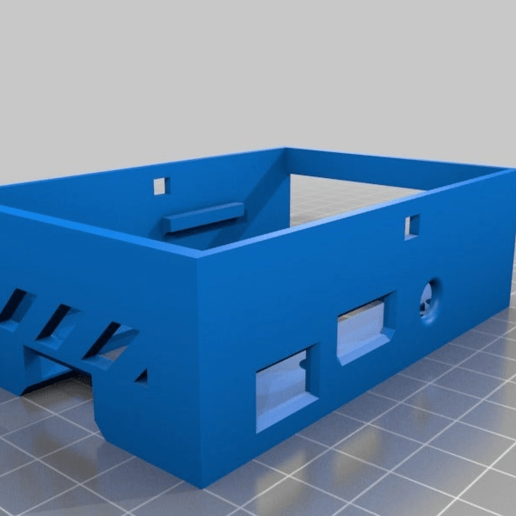 Download free STL file Octopi touch 3.5 Raspi case + CR10 mount • 3D ...