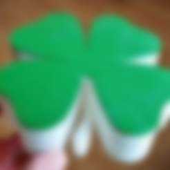 Download free STL file four-leaf clover Box for small things • 3D ...